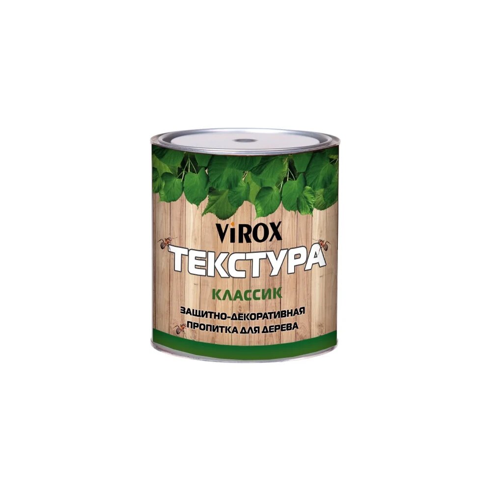Защитно-декоративная пропитка VIROX для дерева текстура классик махагон (10л/8кг) VIROX 16066