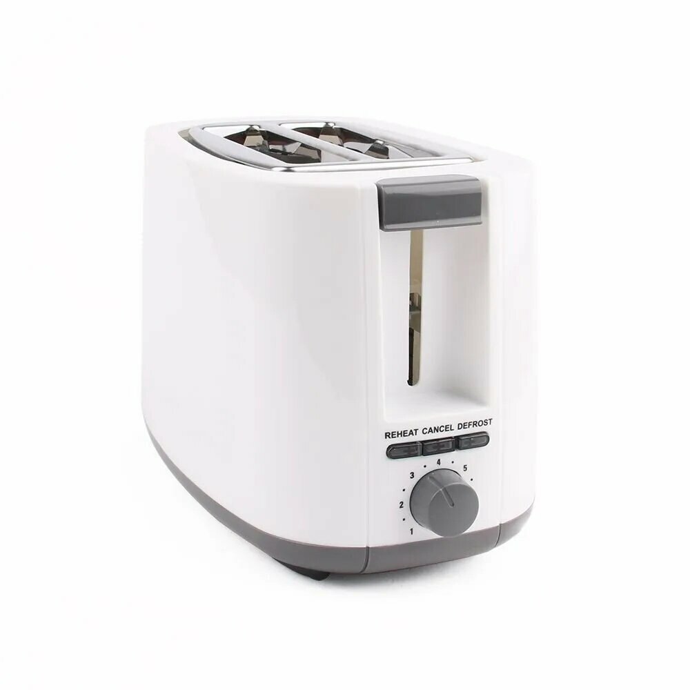 DMWD Тостер Электрический тостер, сэндвичница, гриль на 2 ячейки, хлебопечка, бытовая машина для выпечки завтраков, обогреватель 750 Вт тостов - 2, темно-бордовый