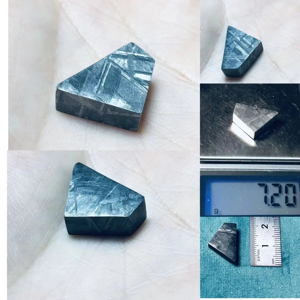 Натуральный метеорит Muonionalusta для дома 8-11g