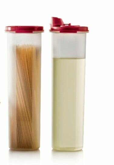 "Компактус" 1.1л для растительного масла + "Компактус" 1.1л для сыпучих. Tupperware