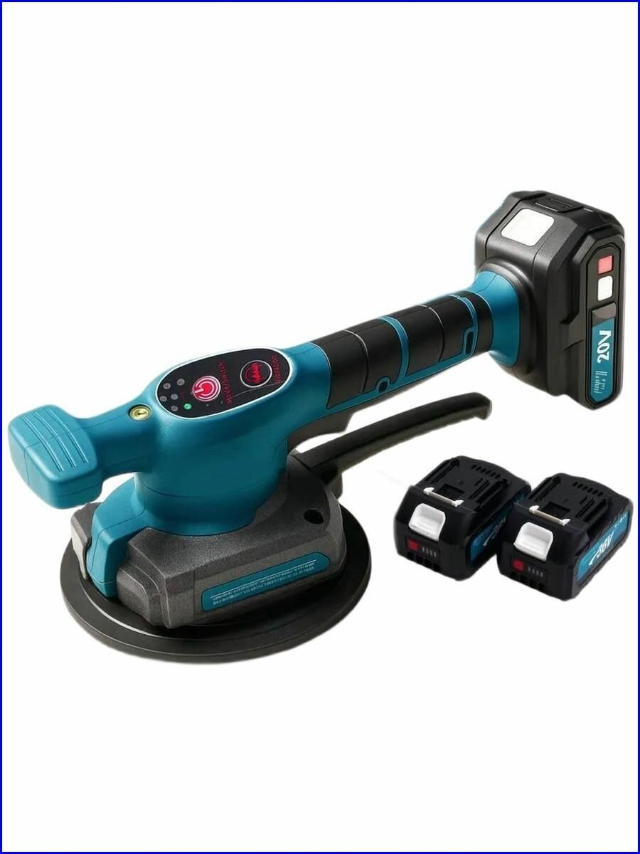 Виброприсоска для укладки плитки аккумуляторная для керамогранита и кафеля свп для плитки