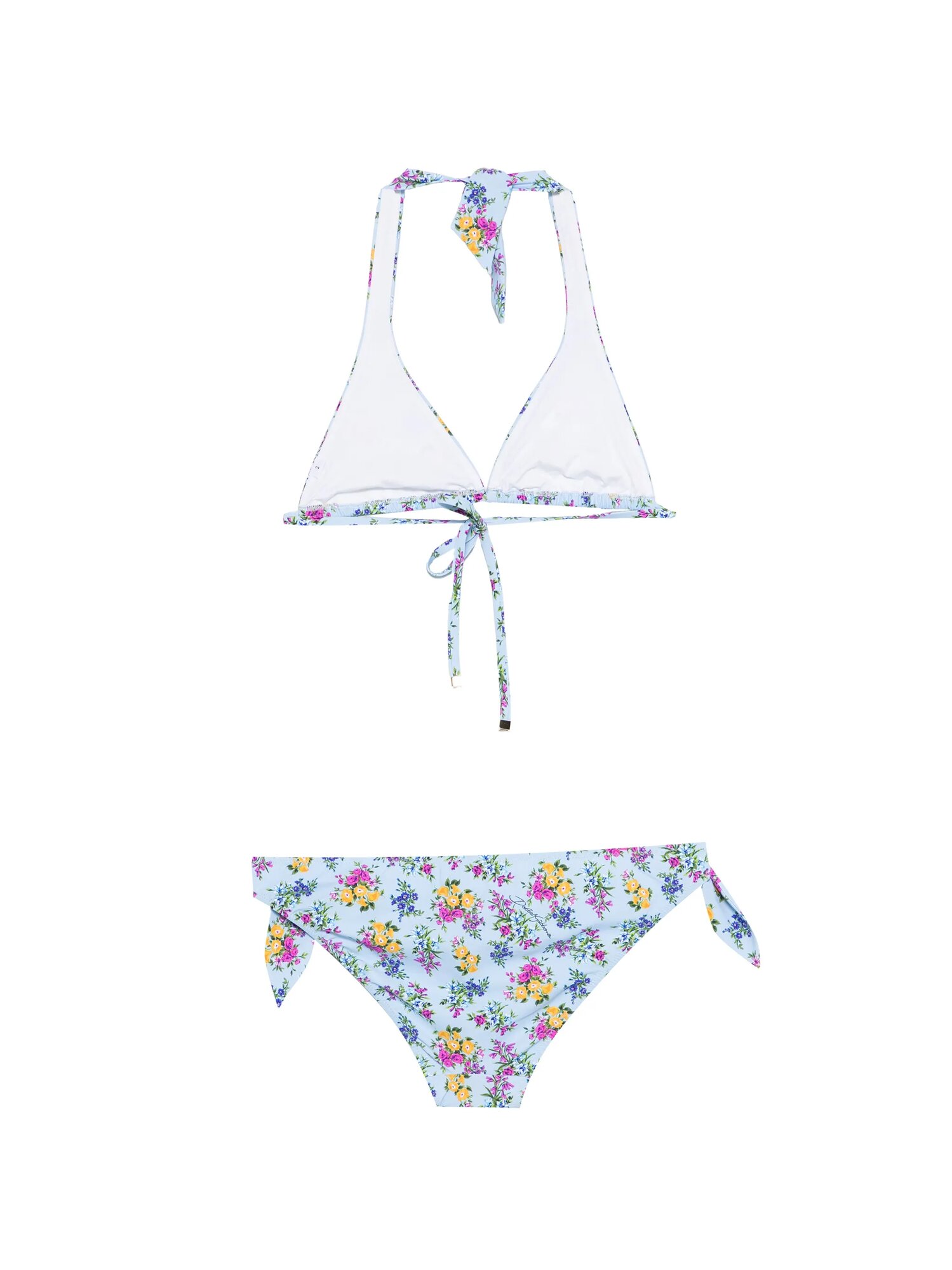 Купальник DOLCE & GABBANA Floral bikini, размер 2, синий — фото 1