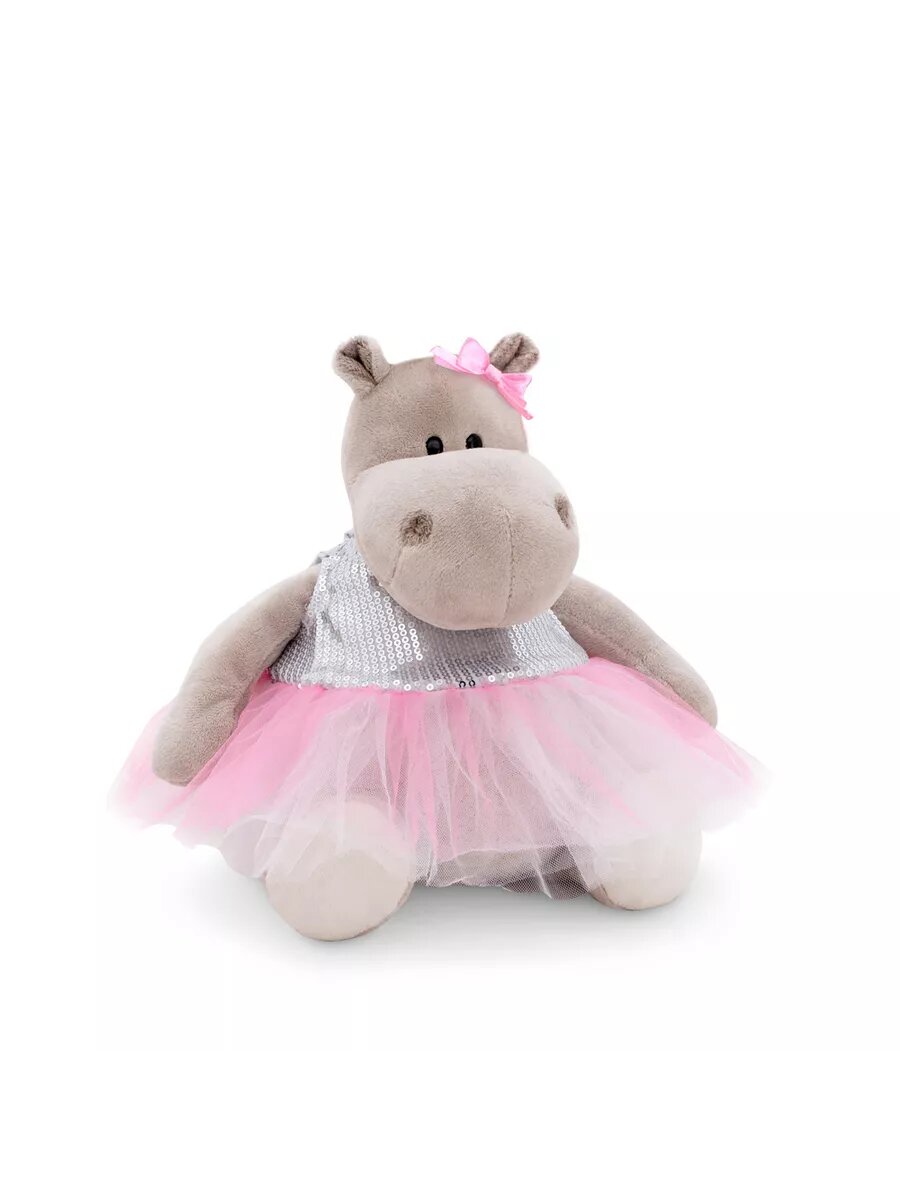 Бегемотик Зефирка 20см