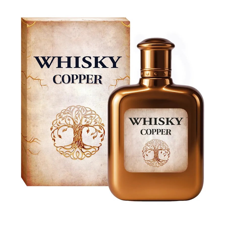 Туалетная вода для мужчин Evaflor Whisky Copper 100 мл / Духи Евафлор Виски Капэ
