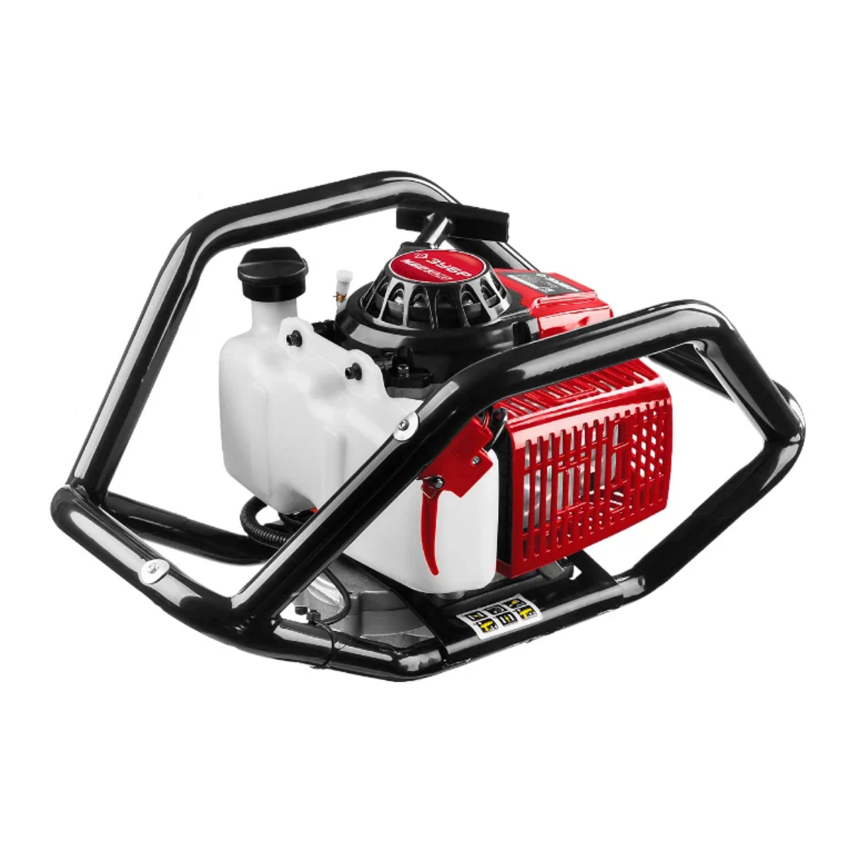 Моторуб Зубр МБ2-300 Н со шнеком, красный/черный 3,26 л. с. (2400 Вт), диаметр бура до 30см, бензиновый