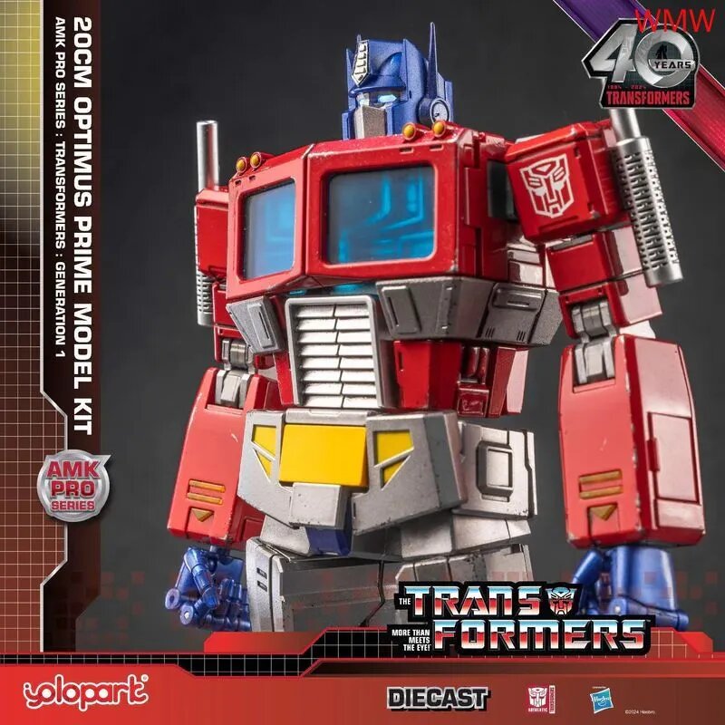 Трансформеры игрушки Hasbro; YOLOPARK Transformers : AMK PRO Series Optimus Prime (20CM) ; Оптимус Прайм фигурки