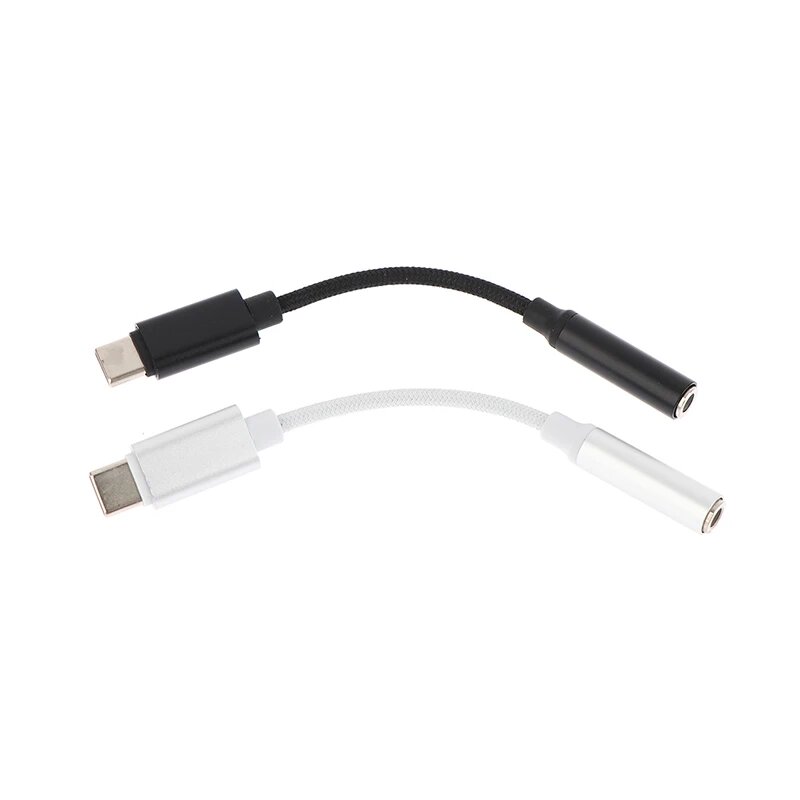 USB адаптер Type-C на 3.5 мм AUX, Silver — фото 1