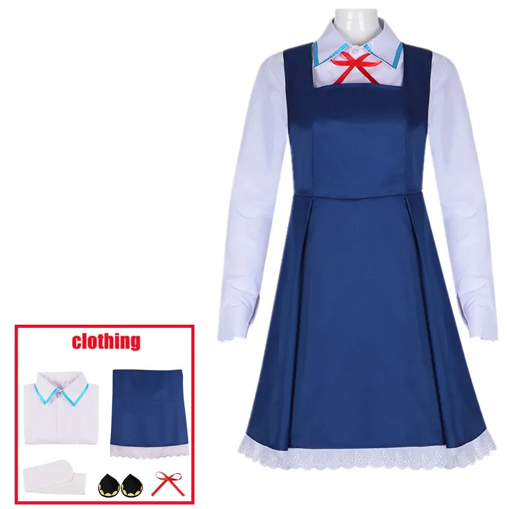 Косплей костюм Аня Форгер из Spy x Family Синий, XL, A5