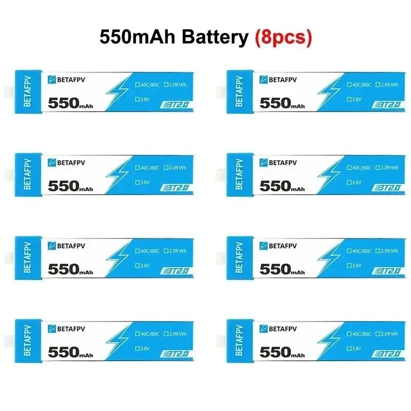 Battery BT2.0 550mAh 450mAh 1S Lipo BT2.0 Connector Липо-батарея