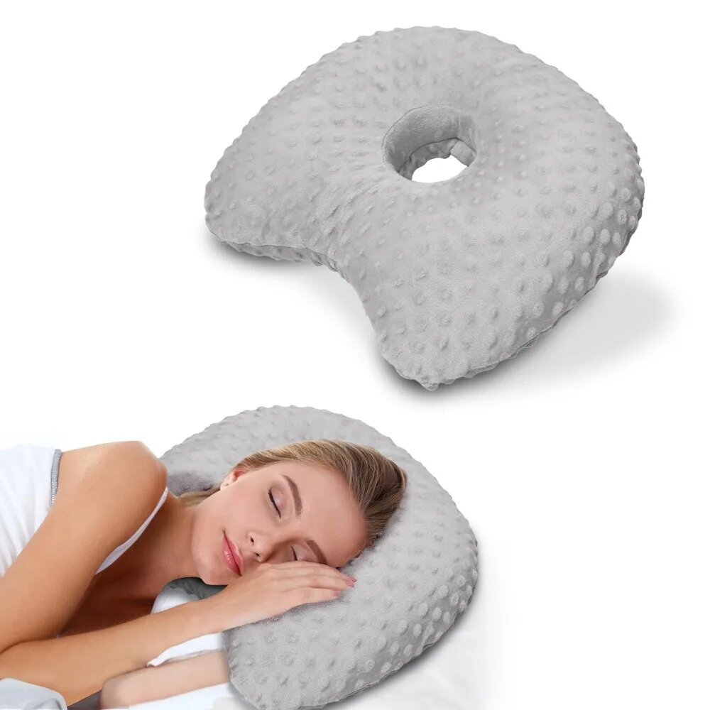 Подушка для пирсинга ушей из хлопка Серый, Light Grey