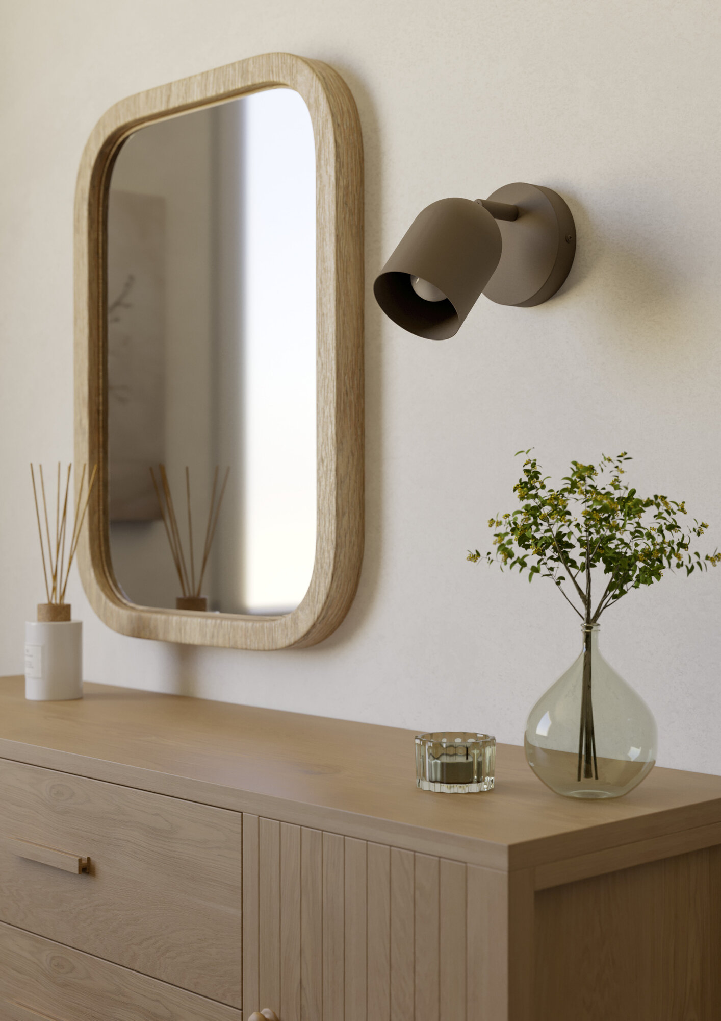 44161 Бра TILSTON, 1X40W(E14), сталь, песочный