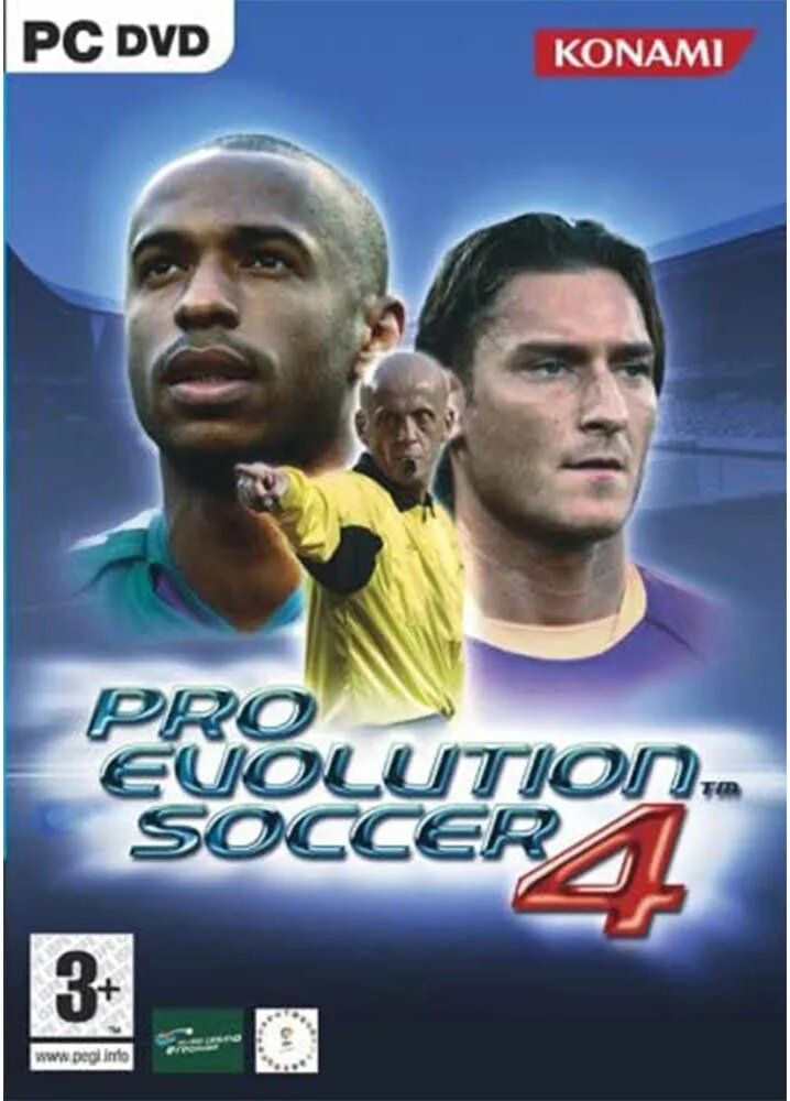 Игра для компьютера Pro evolution soccer 4 cd диск русская версия