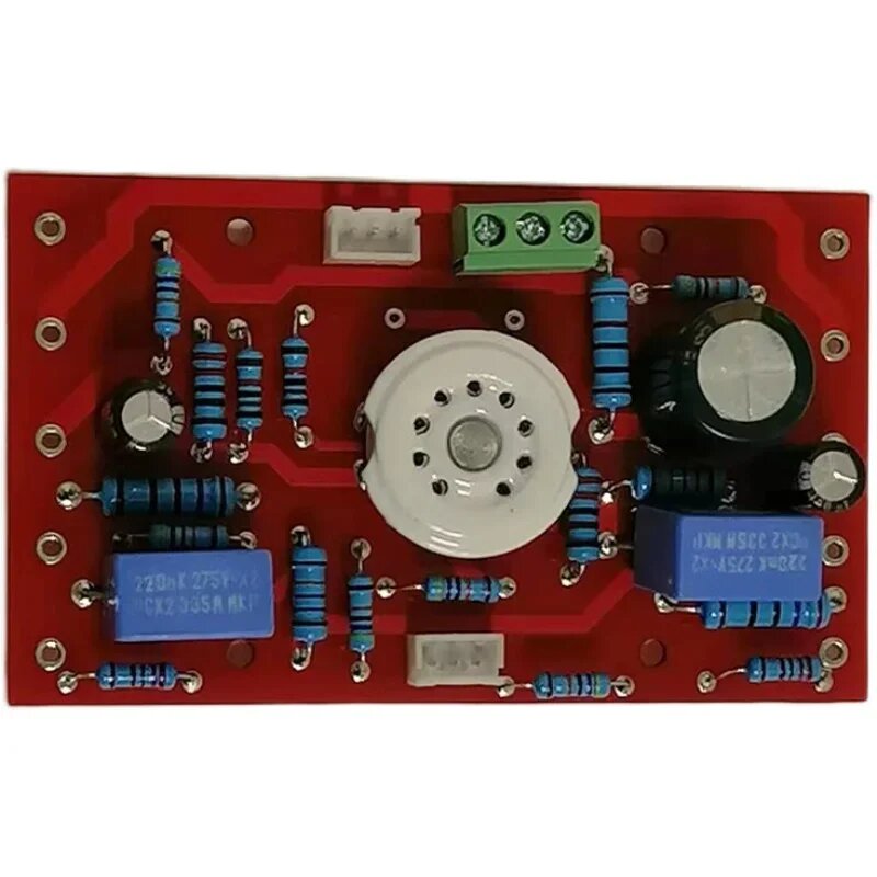 Ламповый усилитель 6N1/6N2/12AX7, Цвет: Finished board