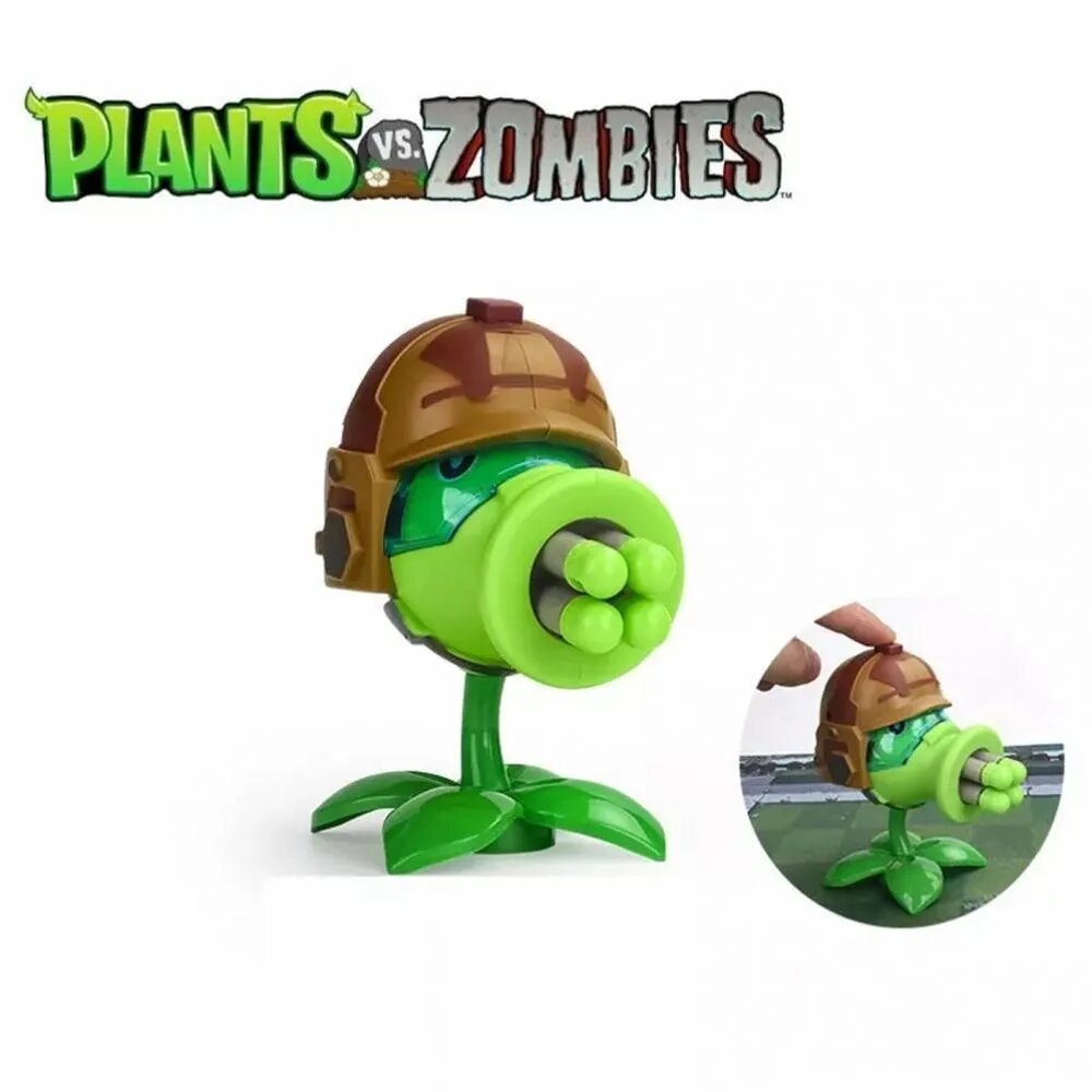 Фигурка Plants vs Zombies Растения против зомби набор с фигурками 2 шт ABS пластик для мальчиков — фото 1