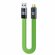 USB Type-C кабель, 20см, зеленый