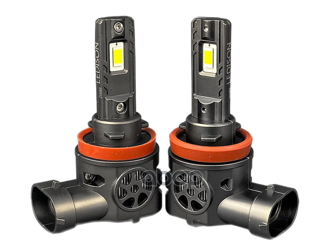 Лампа светодиодная H11-12V 40W, 4000Lm, 5000K, CANBUS, кулер, серия Compact №4 LEDISON арт. No4H11 - высокое качество товара