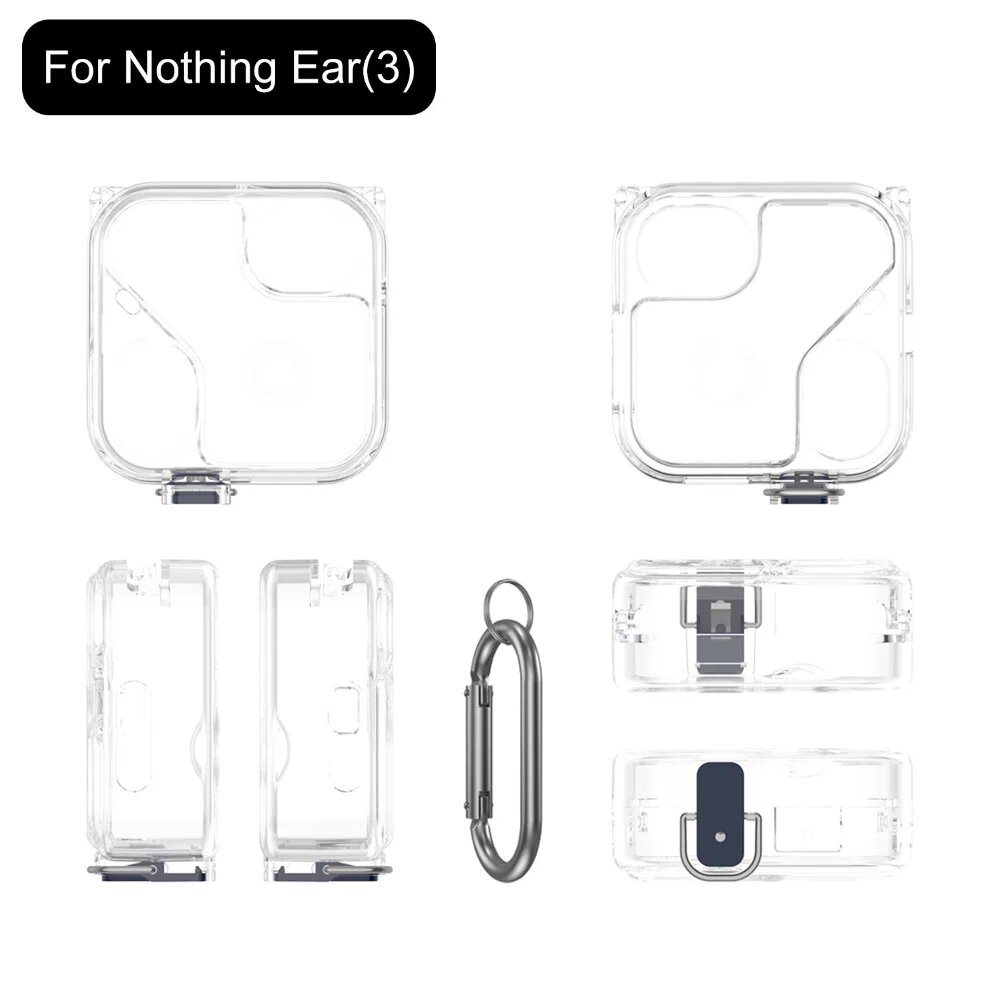 Защитный чехол из ТПУ для Nothing Ear 3 Transparent