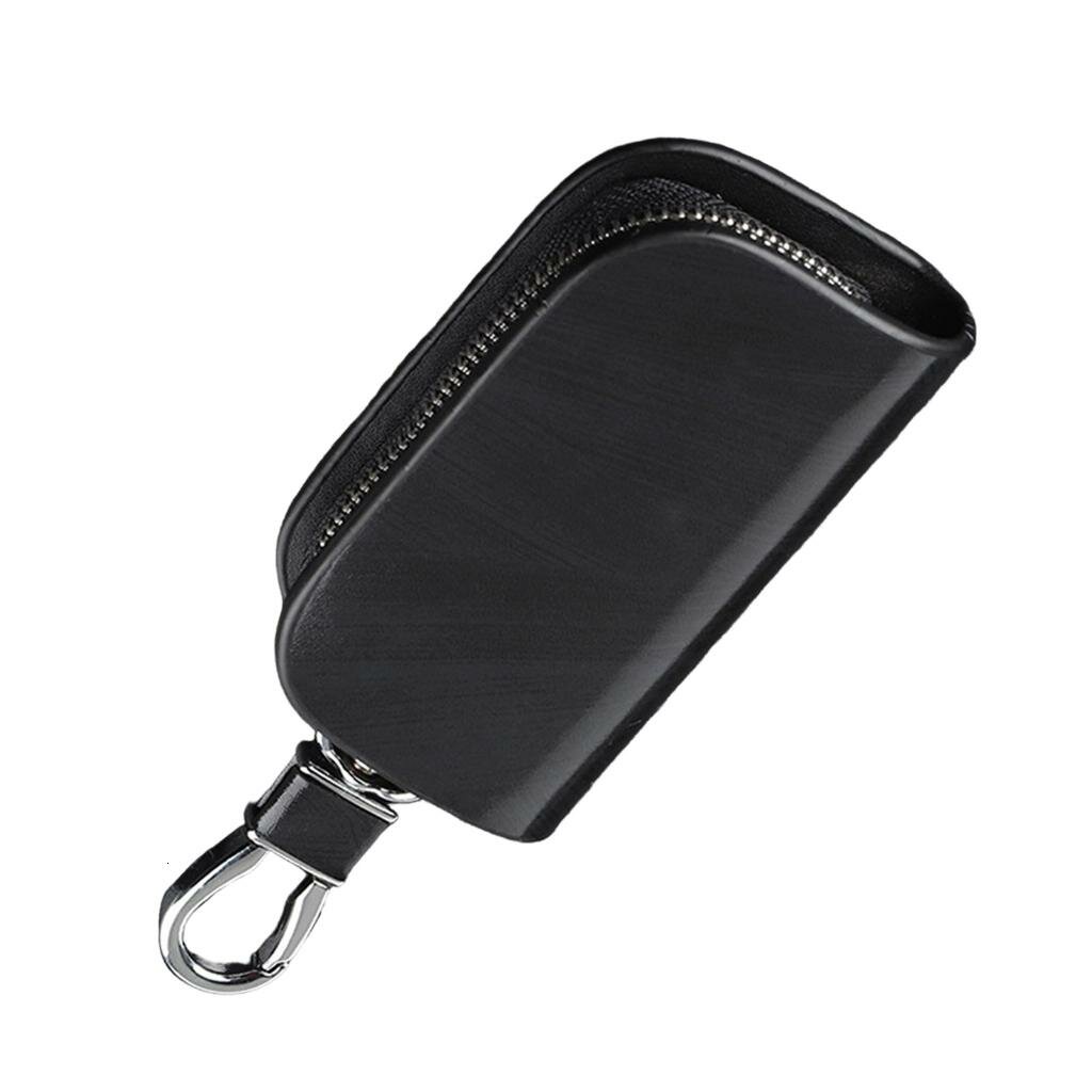 Кожаный чехол для ключей, Черный