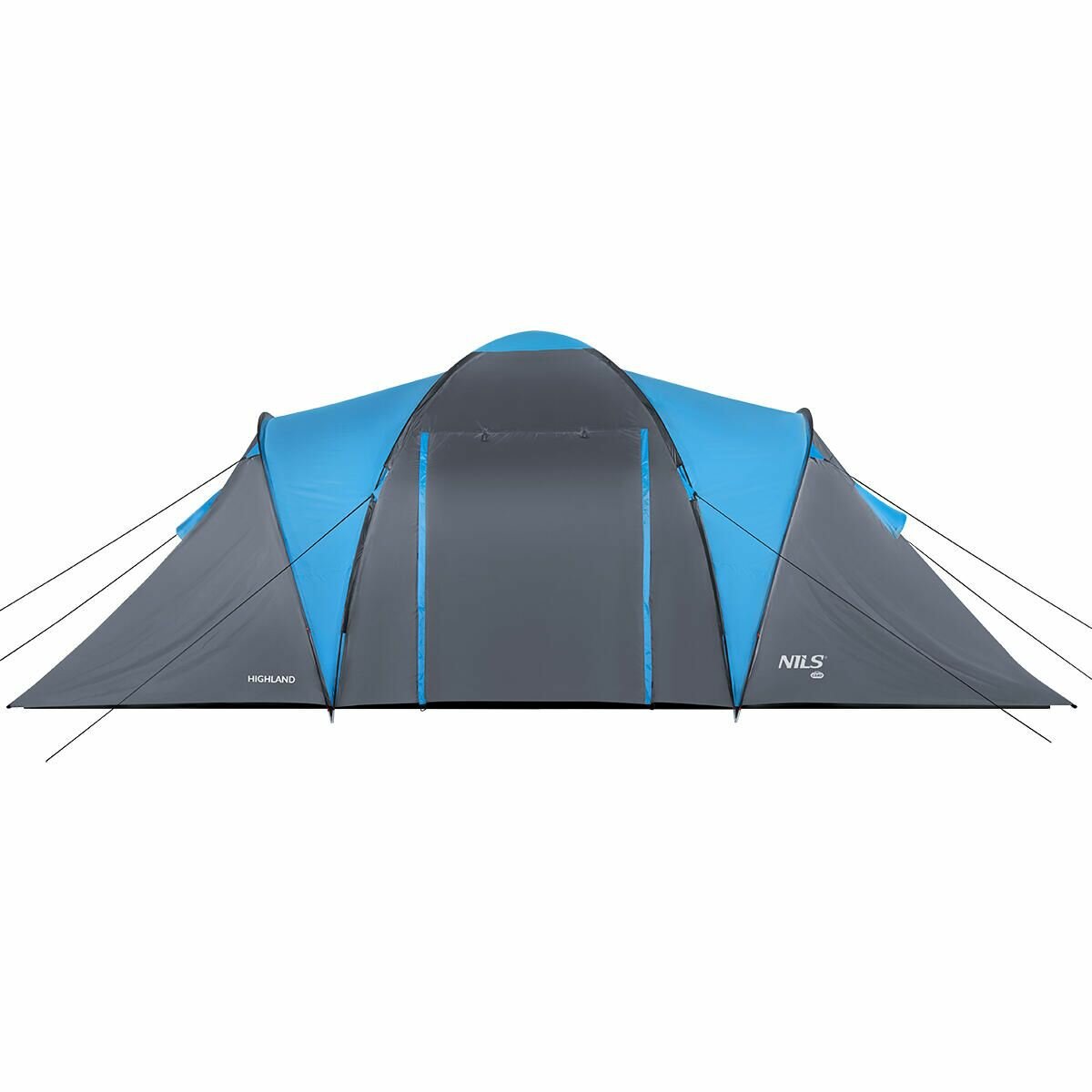 Кемпинговая палатка Nils Camp Highland NC6031, Decathlon, Цвет: Синий / Серый, Размер: 6 человек