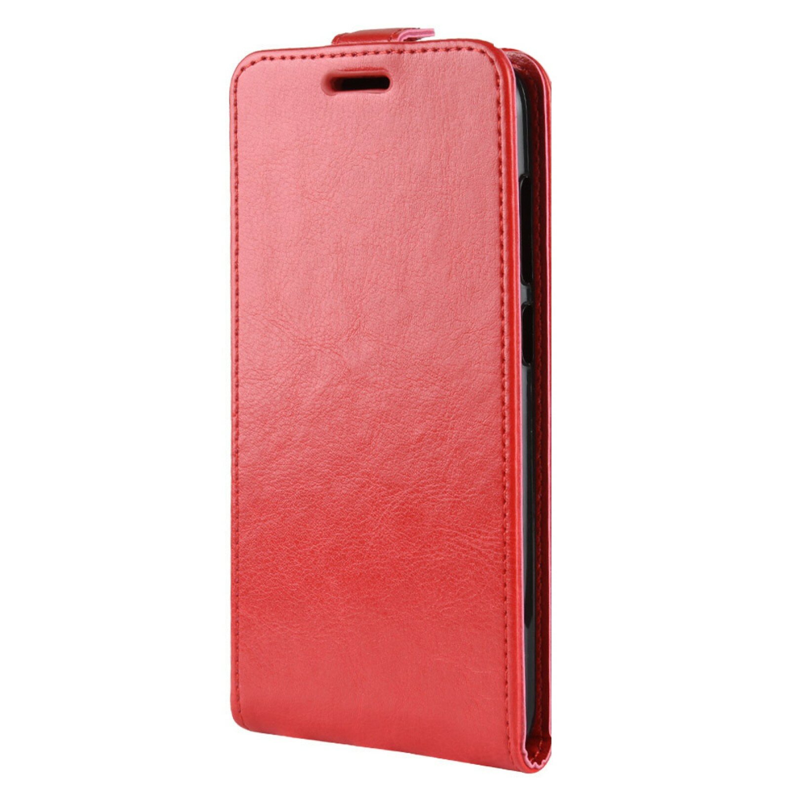 Флип-чехол MyPads для Samsung Galaxy A12 (SM-A125F, SM-A127F) красный с защитой и удобным доступом