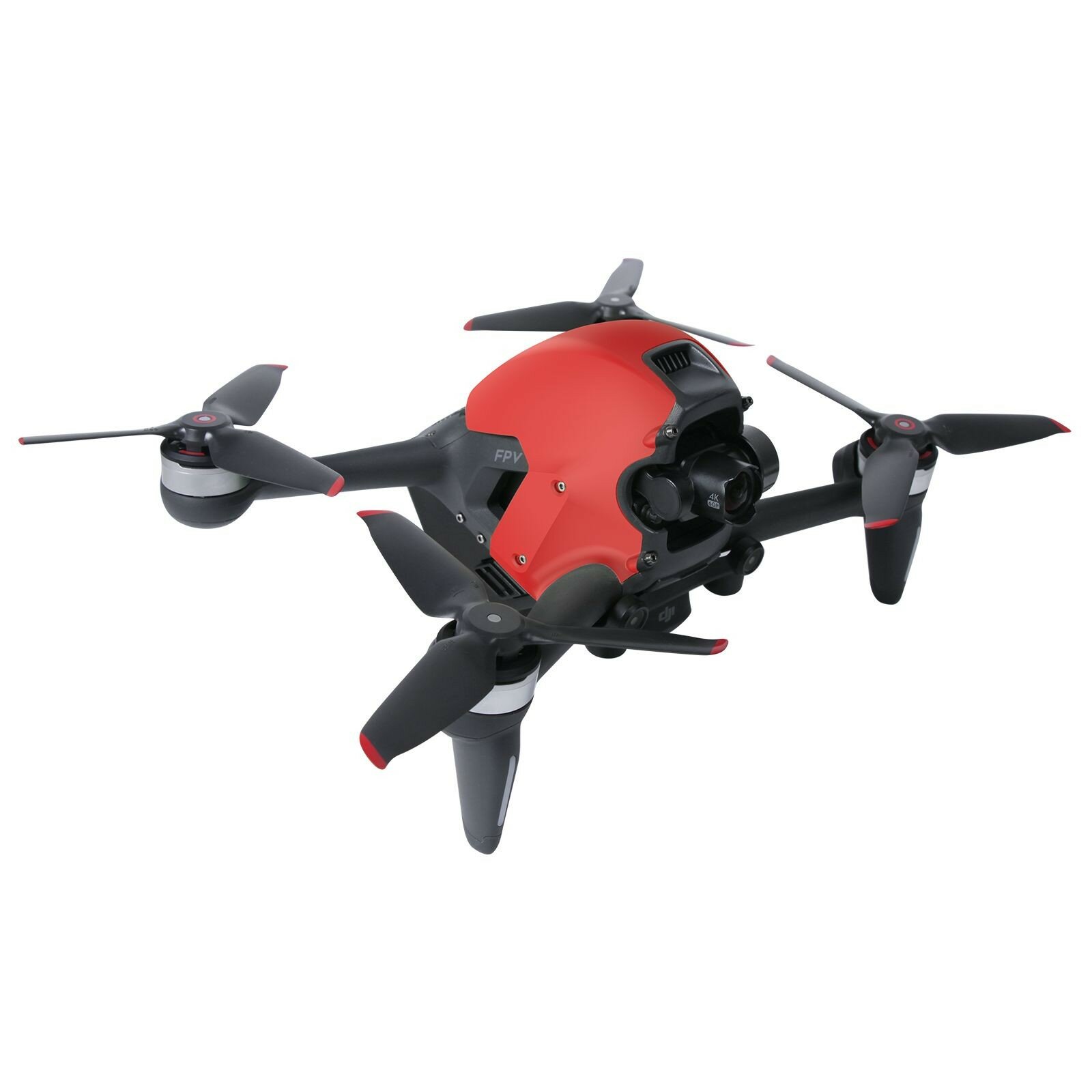 Верхняя сменная оболочка MyPads для DJI FPV красного цвета из прочного пластика