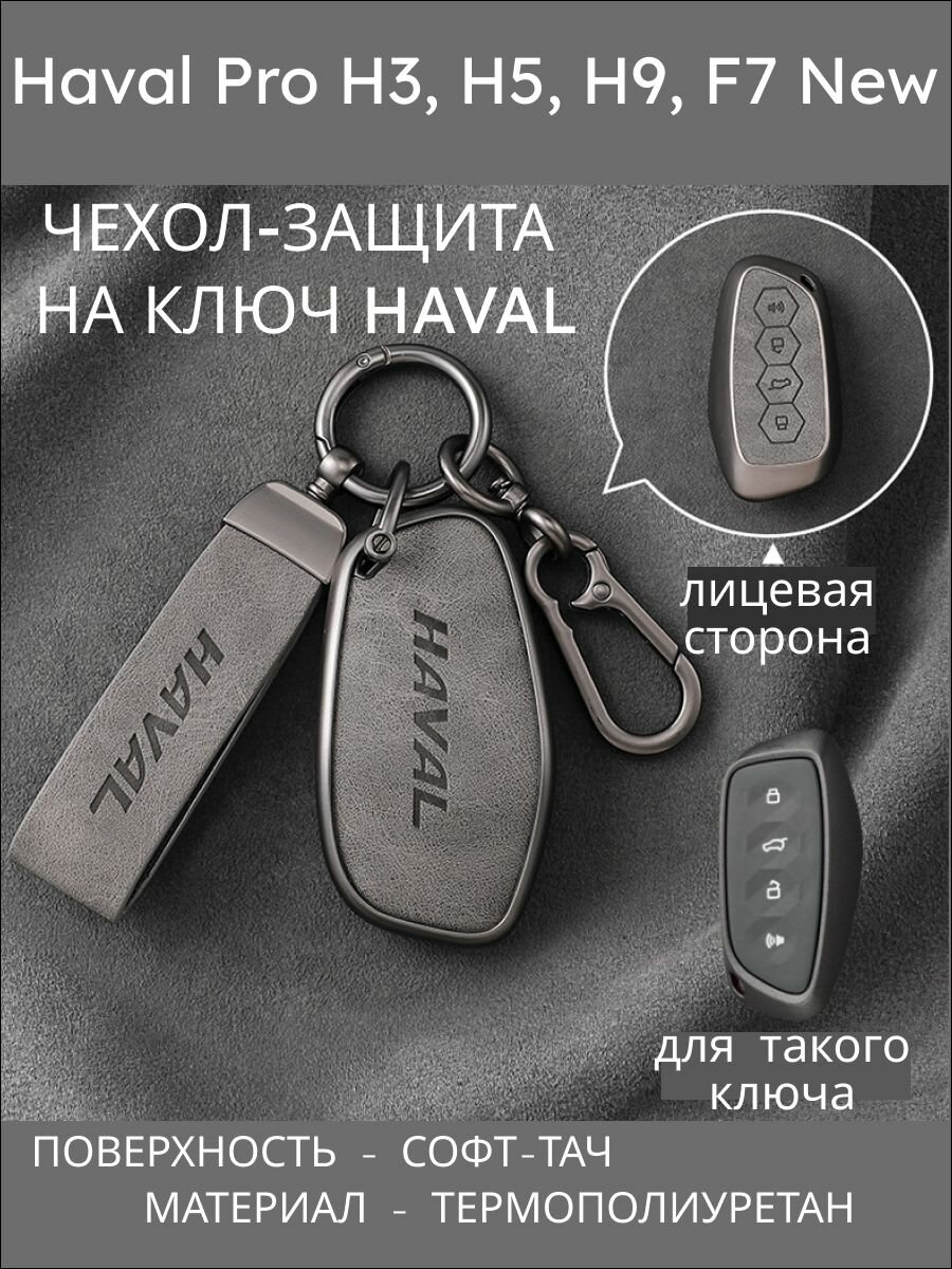 Чехол для автомобильного ключа Haval Pro H3, H5, H9, F7 New