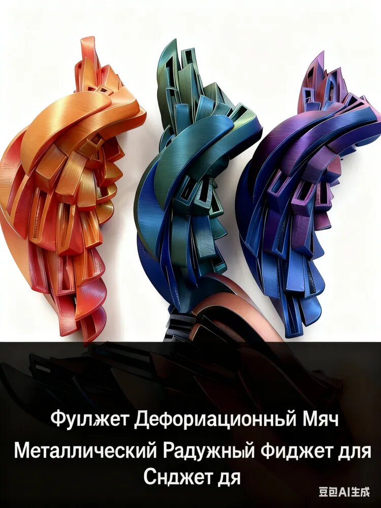 Деформируемый антистрессовый мяч с металлическим блеском Игрушка для пальцев Креативное средство для снятия стресса Подходит для взрослых и детей