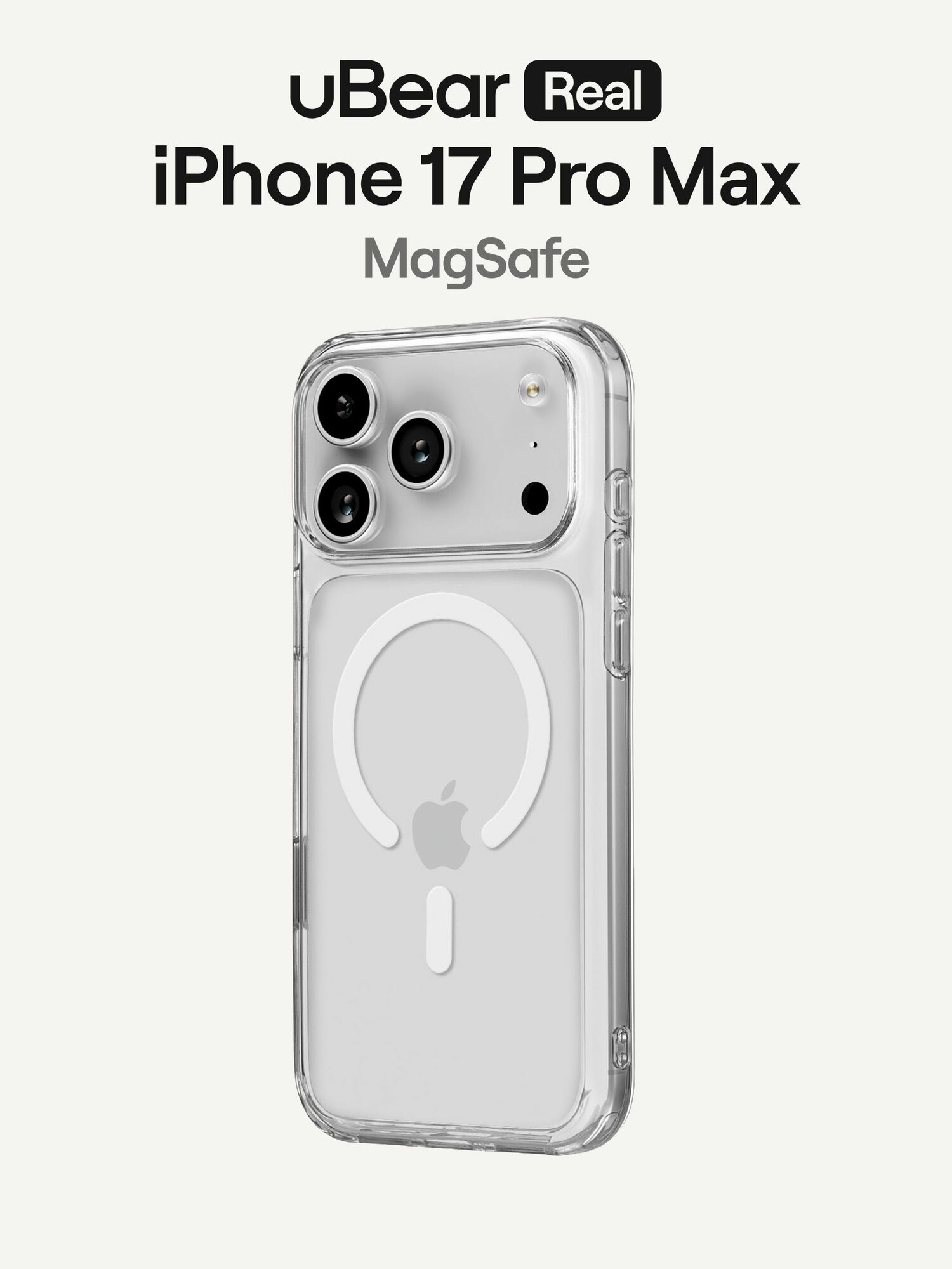 Чехол на iPhone 17 Pro Max uBear Real Mag Case, магнитный