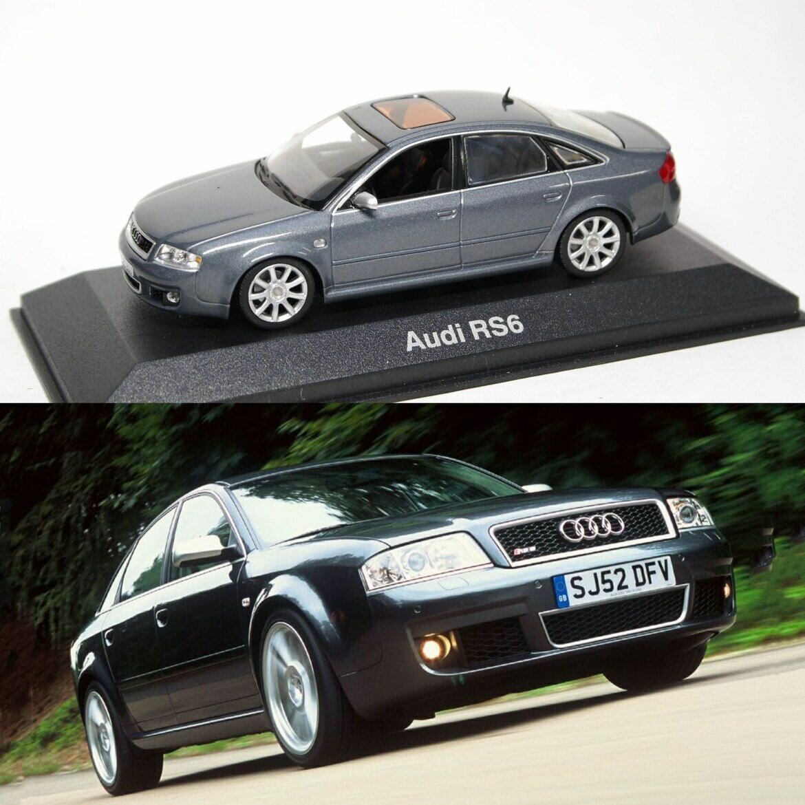 Minichamps Audi RS6 C5 Sedan 2002Стиль 1:43 Высокая производительностьмодель автомобиля