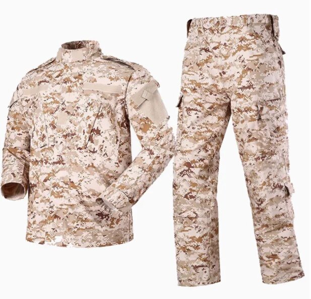 Боевая форма, камуфляжный тактический костюм, сафари, мужское пальто спецназа, М, Desert digital