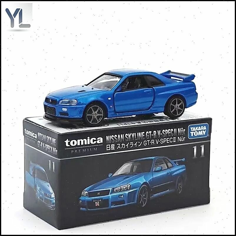 Машинка Takara TOMICA tomy PREMIUM nissan skyline gt-r v-spec nur TP11