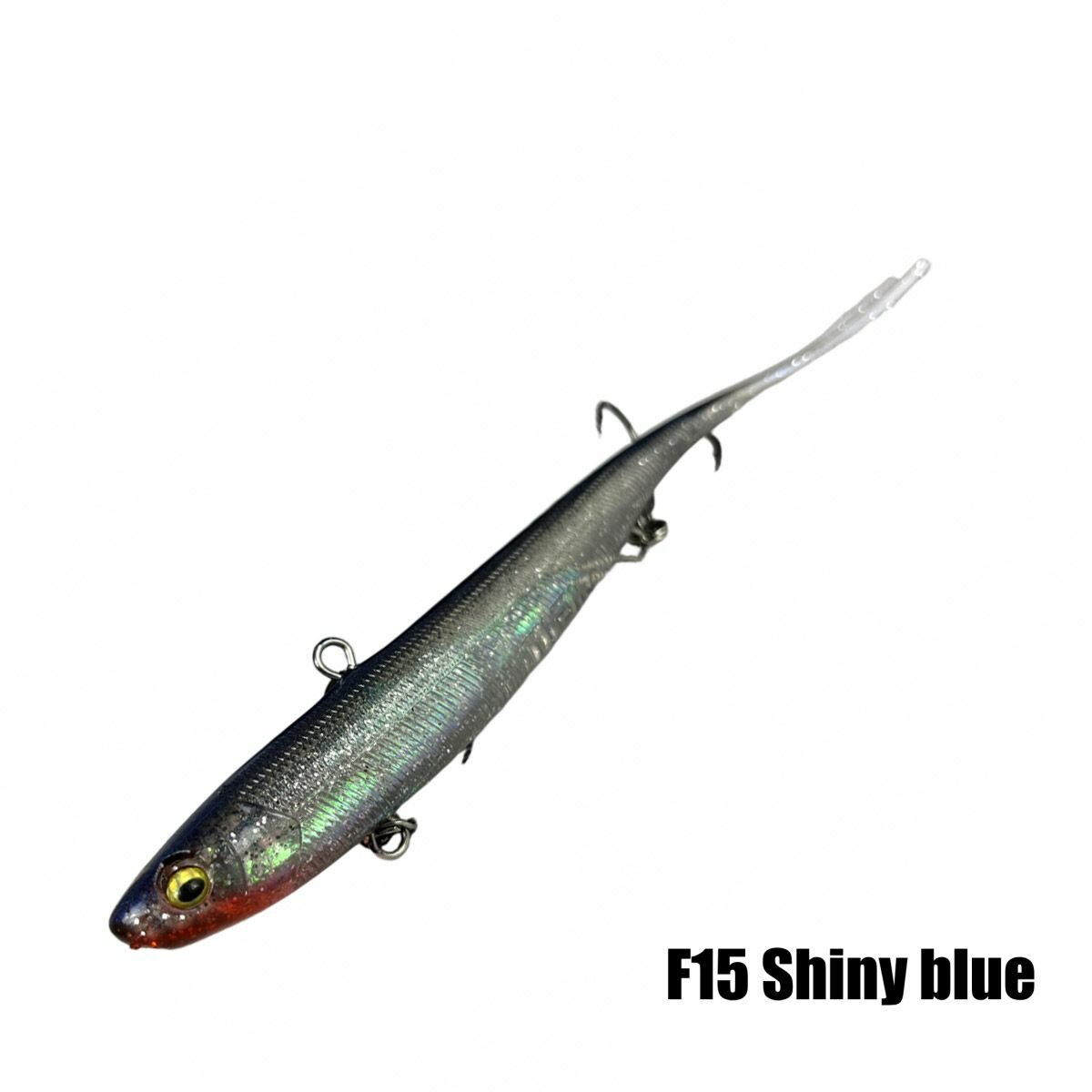 Баланслаг Jig It Whale Tail 130mm 22g цвет F15 Shiny blue