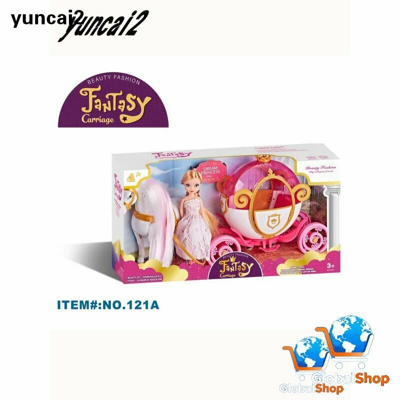 Карета с лошадью для куклы Барби