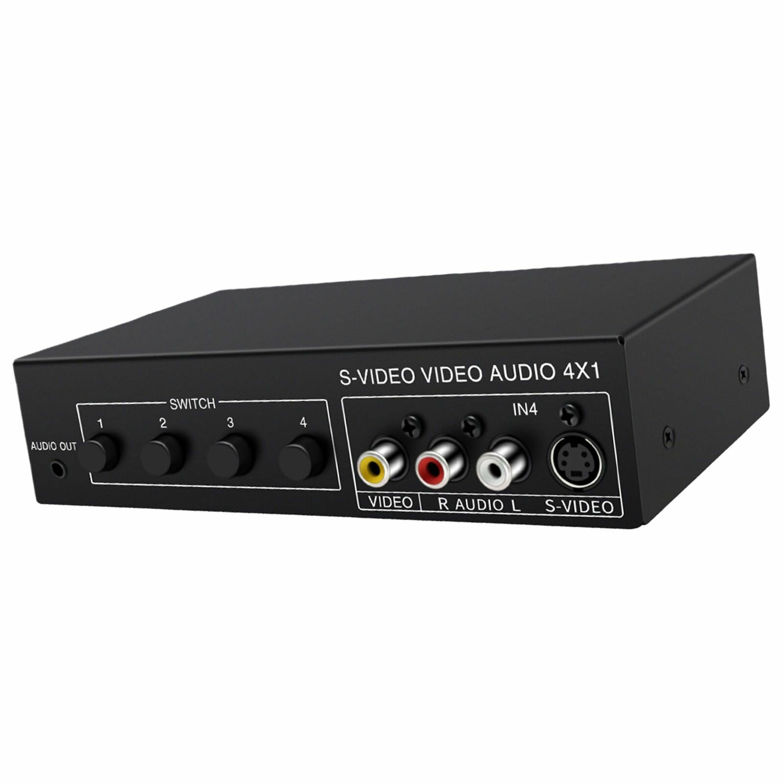 4x1 S-Video AV коммутатор селектор сигналов для игровых консолей и кинотеатра