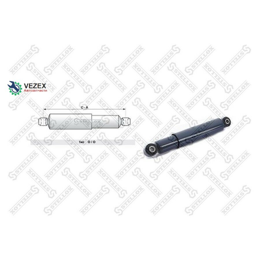 STELLOX 8705030SX амортизатор подвески ! 275-374 O/O 24x58 24x58 \ROR