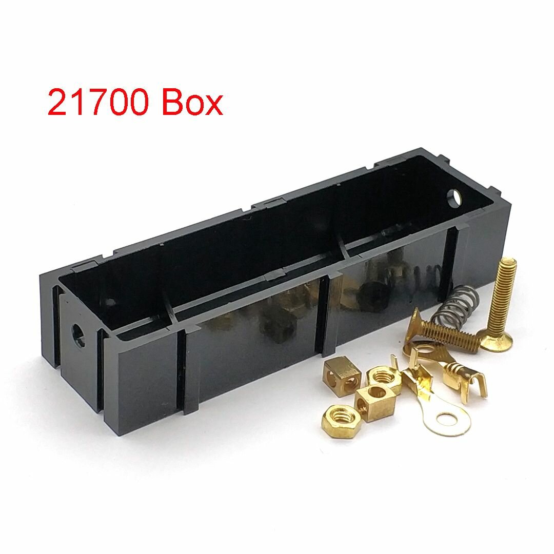 Бокс для батареек, зеленый, 21700 Battery Holder для аккумуляторов 21700 держатель батареек 21700 под батарейки 21700