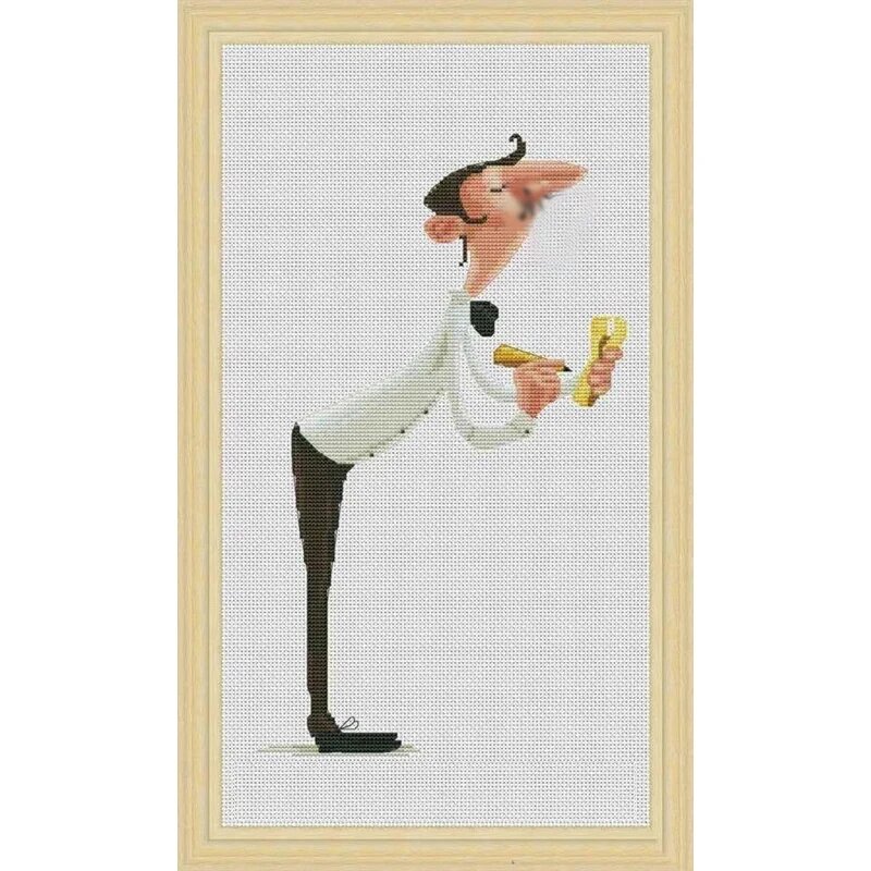 Набор для вышивки крестом Animal Crossing, 18ct white