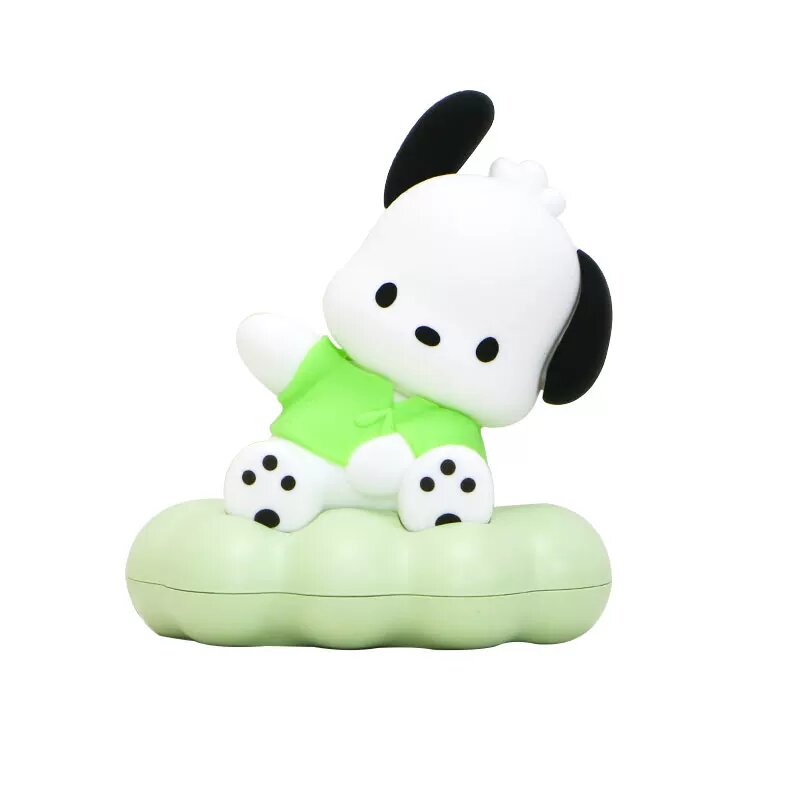 MINISO Sanrio Pochacco Облако Ночная Лампа Светящаяся для Спальни Мягкая Декоративная Фигурка Небольшой Столик 8см