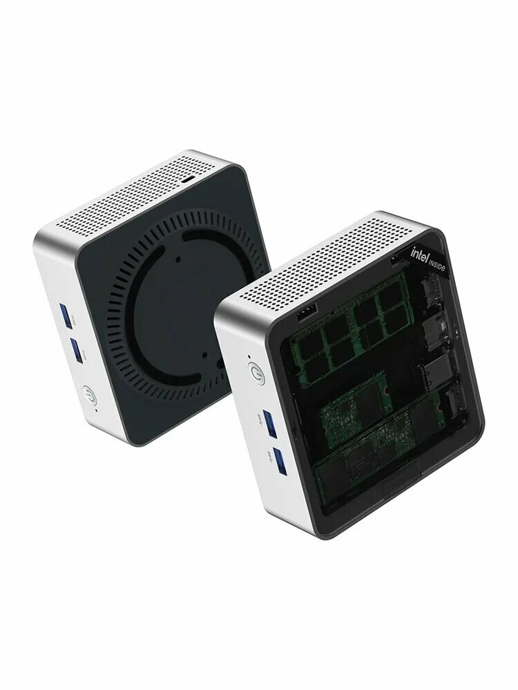 SOYO Мини-ПК M5 (AMD Ryzen 3 4300U, RAM 8 ГБ, SSD 256 ГБ, AMD Radeon, Windows), SOYO M5 8 ГБ+256 ГБ, темно-бордовый