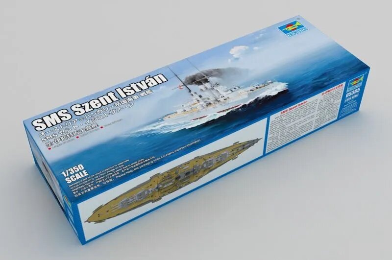 TRUMPETER 05365 1:350 SMS Szent István сборная модель корабля