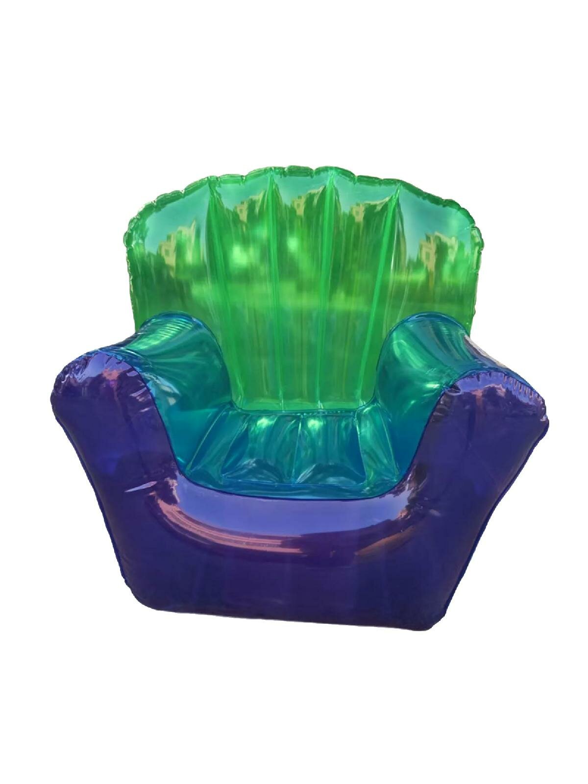 Эргономичный надувной диван с удобной опорой для спины для отдыха у бассейна