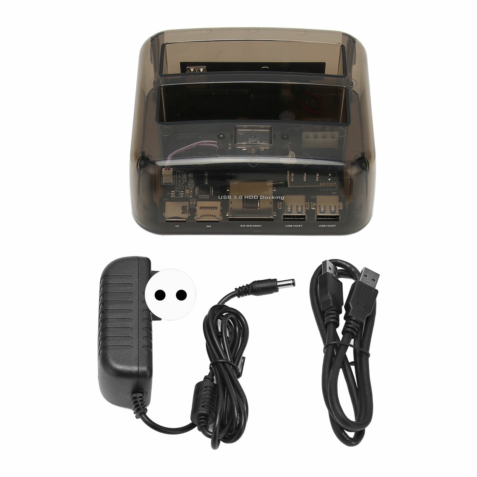 Док-станция USB 3.0, 6 Гбит/с, клонирование, 2,5/3,5 дюйма, вилка ЕС