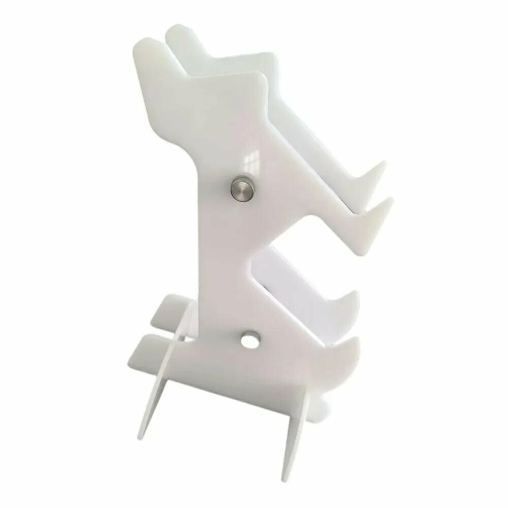 Универсальная двухъярусная акриловая подставка для геймпадов и наушников, органайзер для стола, белая