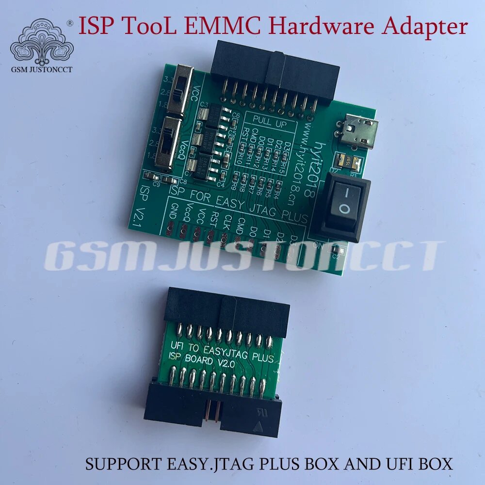 Новый инструмент ISP TOOL для eMMC-накопителей: поддержка easy-jtag Plus Box и UFi Box