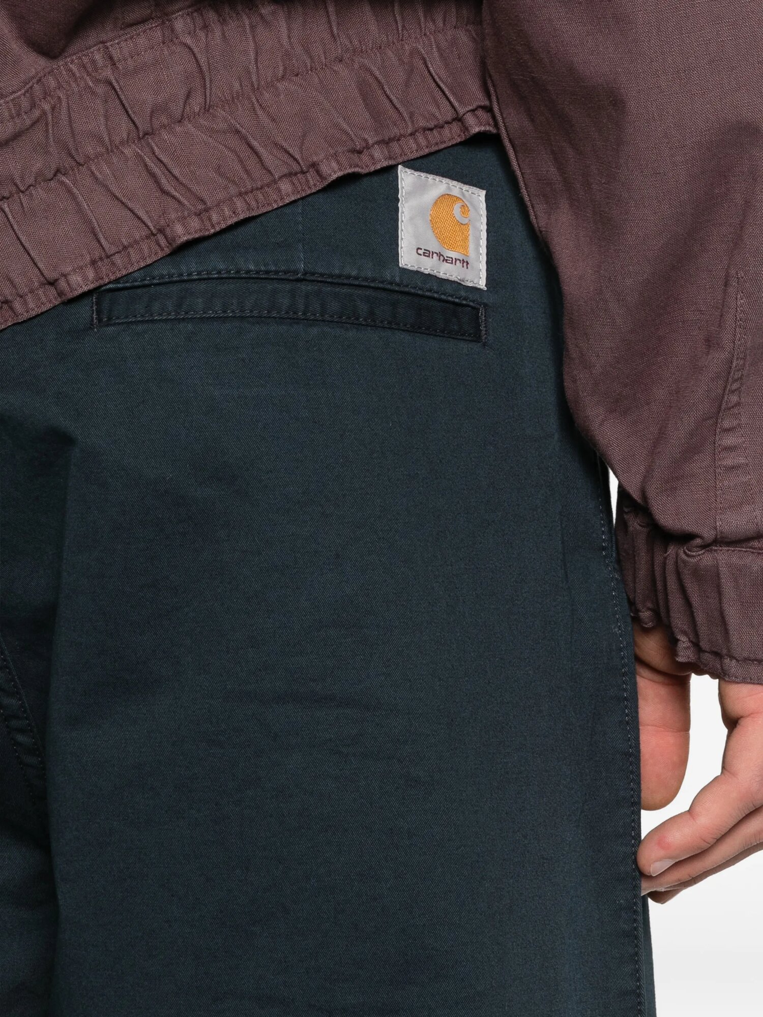 Брюки классические Carhartt WIP, размер XL, темно-синий — фото 1
