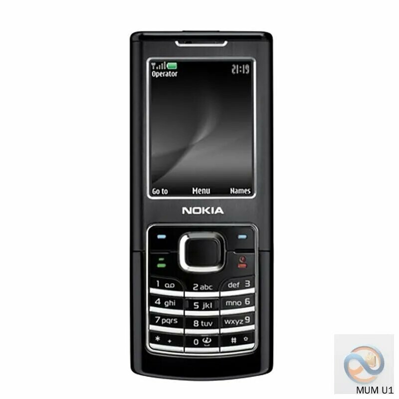 Мобильный телефон 6500 classic, белый, черный