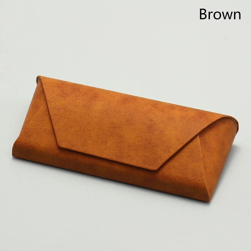 Чехол для очков из искусственной кожи Коричневый, Brown