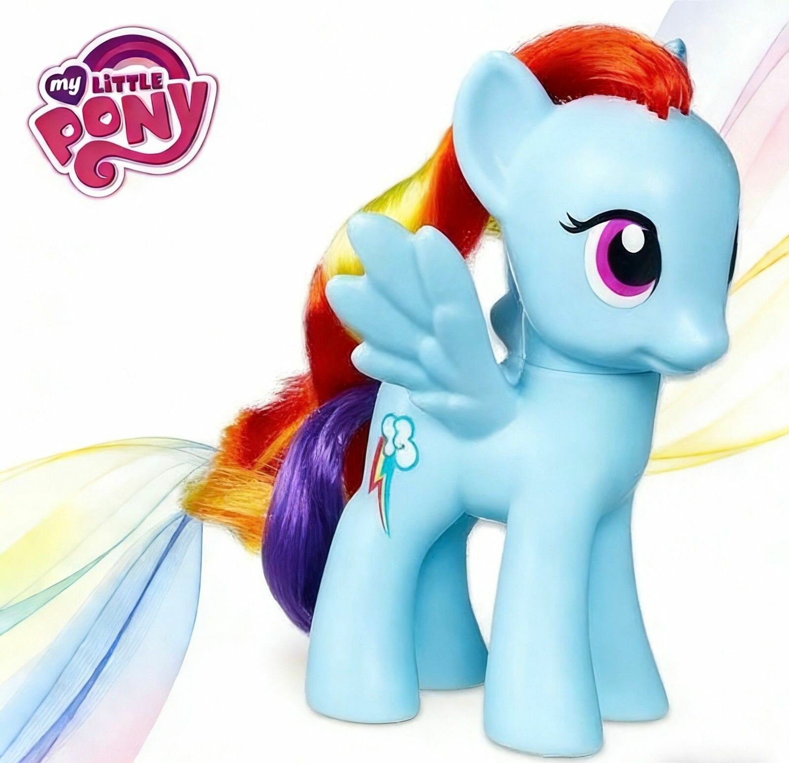 Фигурка мой маленький пони, 8 см, Радуга дэш(RAINBOW DASH)