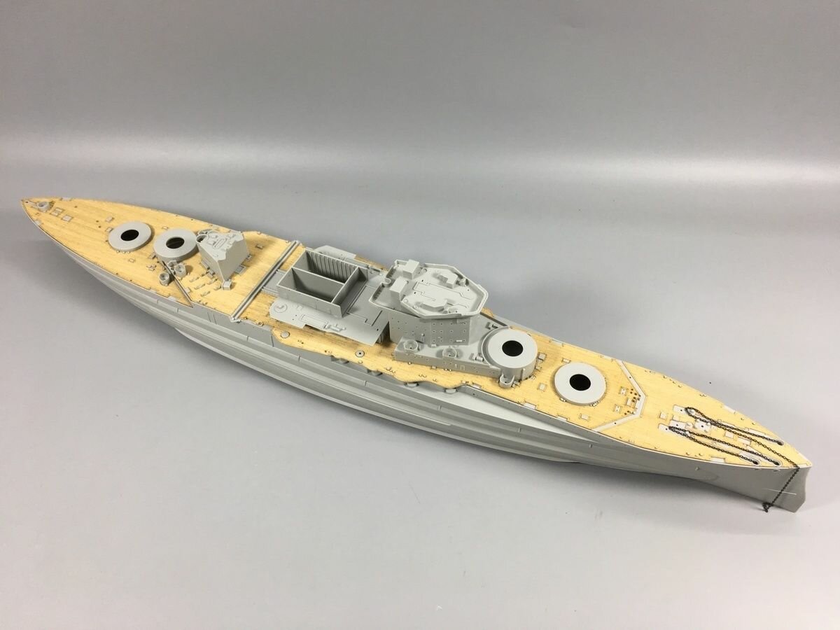 Деревянная палуба для трубки 05325 HMS Warspite 1942 Модель линейного корабля