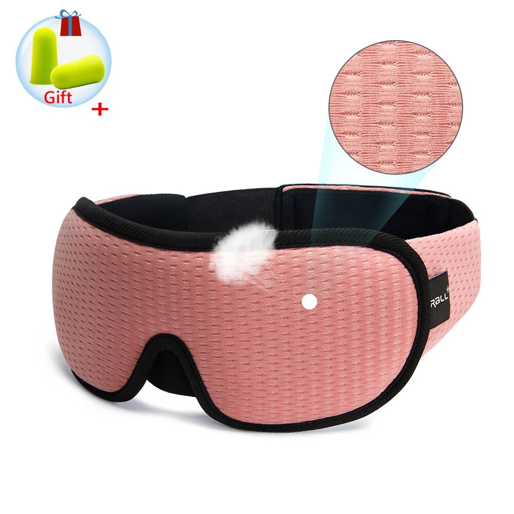 MERALL 3D маска для сна Pink